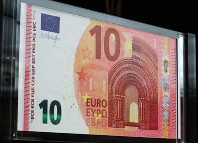 ECB reveals new 10-euro notes featuring mythical god Europa - Business ...