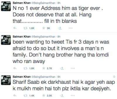 Salman Khan Tweets in Defence of Yakub Memon - Life & Style - Business ...