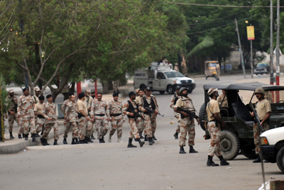 Security forces mount operation against Karachi killings - Business ...