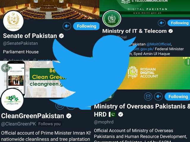 Twitter verifies 45 govt of Pakistan, representatives accounts ...