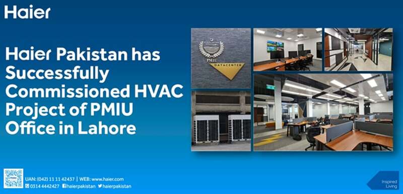 Haier Pakistan commissions HVAC project of PMIU office in Lahore ...