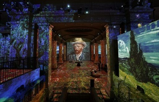 New York opens immersive digital art show - Life & Style - Business ...