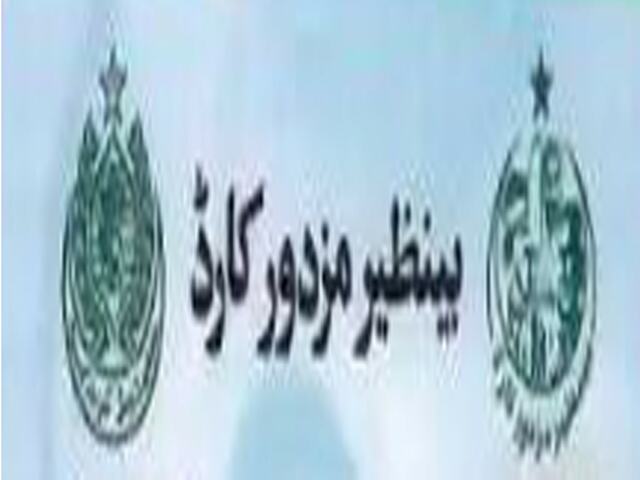 Benazir card to provide health insurance to labourers - Pakistan ...