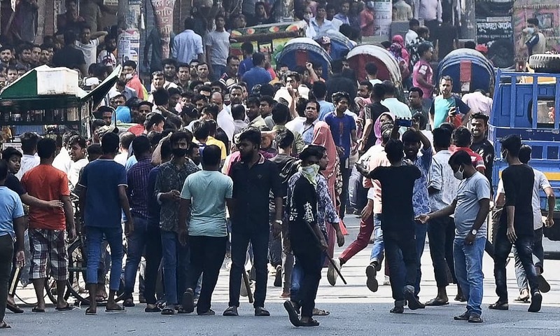 Violent BD garment protests shut hundreds of factories - World ...