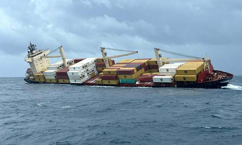 Container ship sinks off India’s south coast with hazardous cargo ...