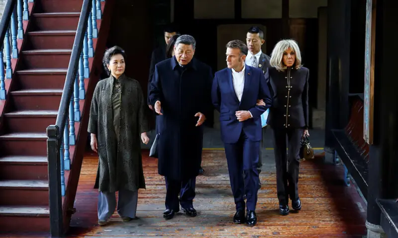 Xi joins Macron in southwest China on rare trip with a global leader ...