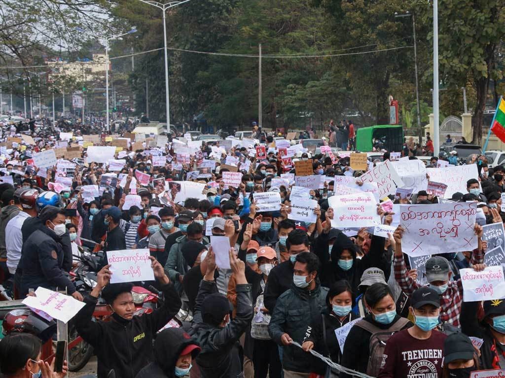 Myanmar issues crackdown warning as rallies heap pressure on coup ...