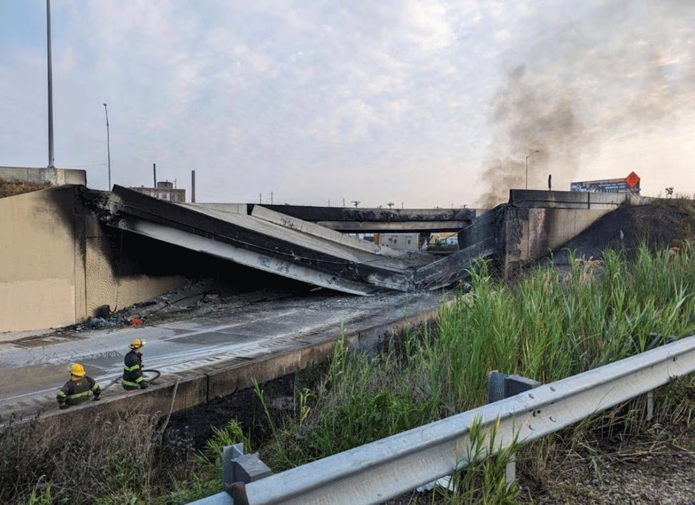 Busy US highway collapses in Philadelphia - World - Business Recorder
