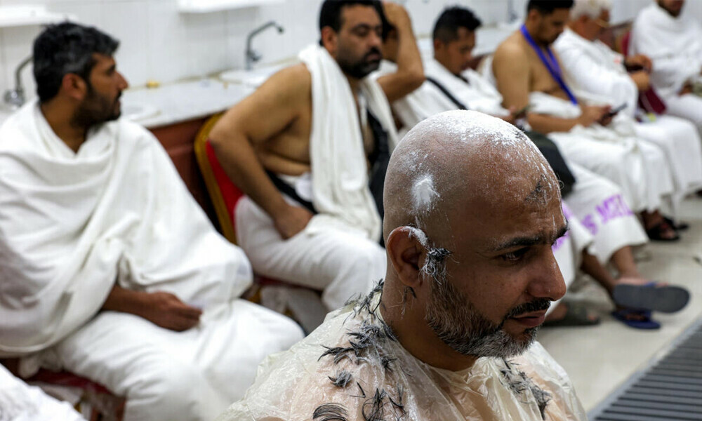 Inside Saudi’s hajj-only barbershop, shaving thousands of heads in a ...