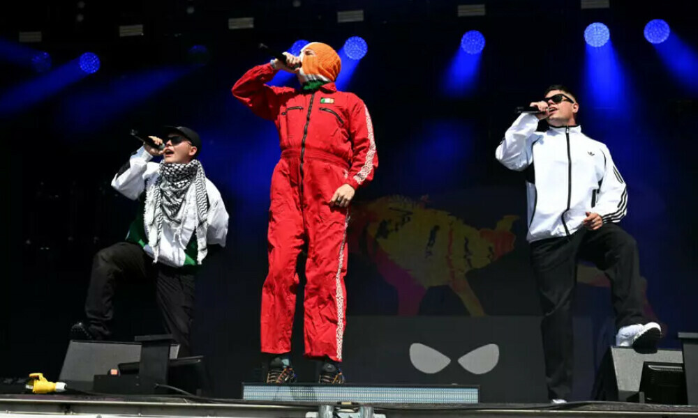 Irish rappers Kneecap perform controversial Glastonbury set - Life ...