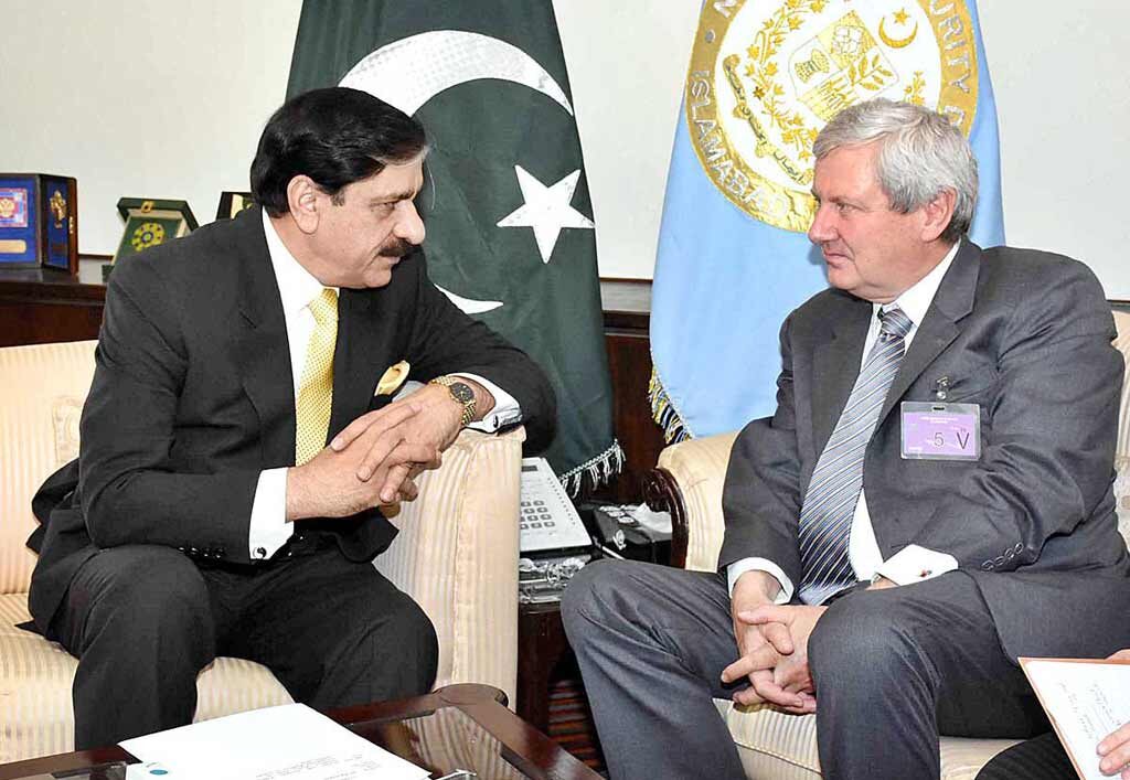 EU delegation meets Nasser Janjua - Business Recorder