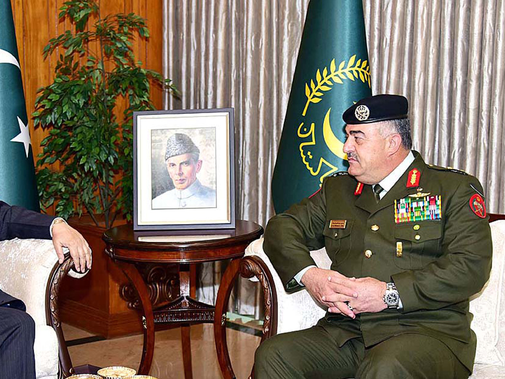 CJCS Jordan visits POF, shows keen interest in arms, ammunition ...