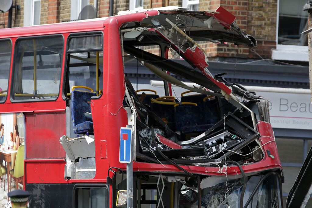 Passengers hurt as London bus ploughs into shop - World - Business Recorder