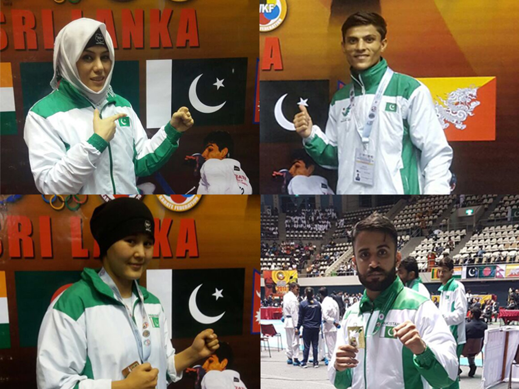 Pakistan grabs six gold medals at international Karate Championship ...