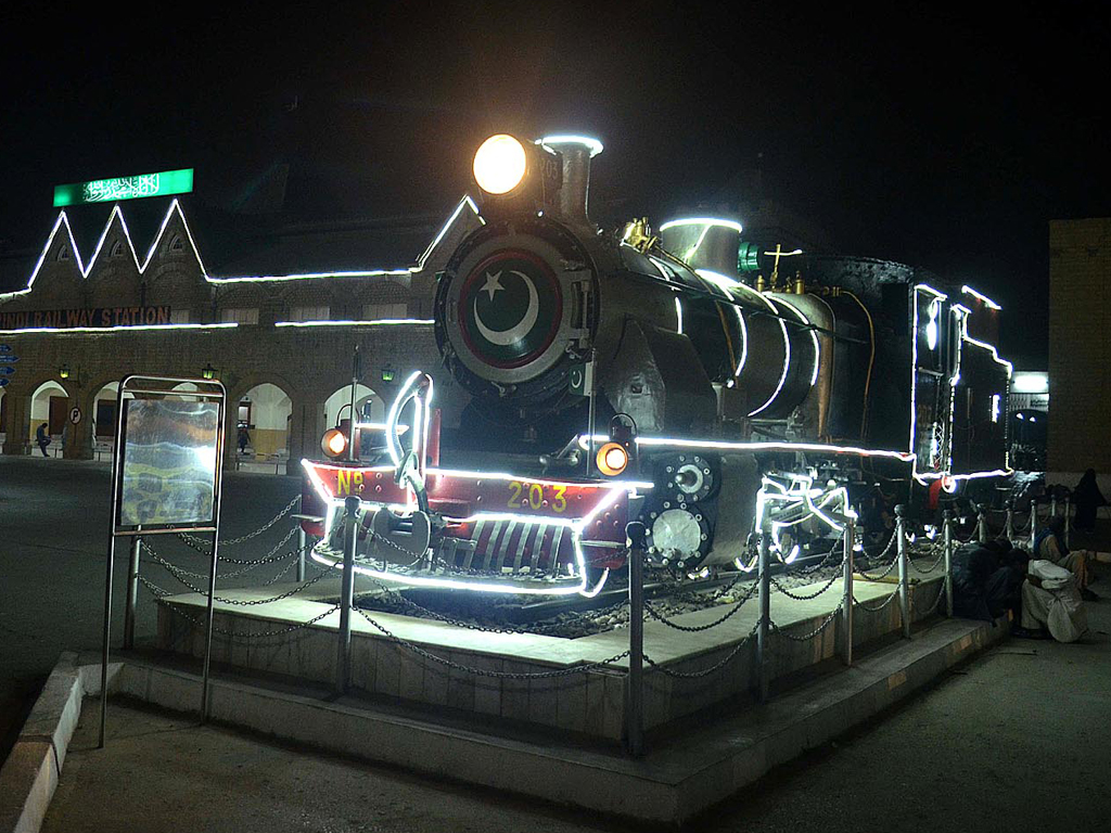 Decorated Train - Business Recorder