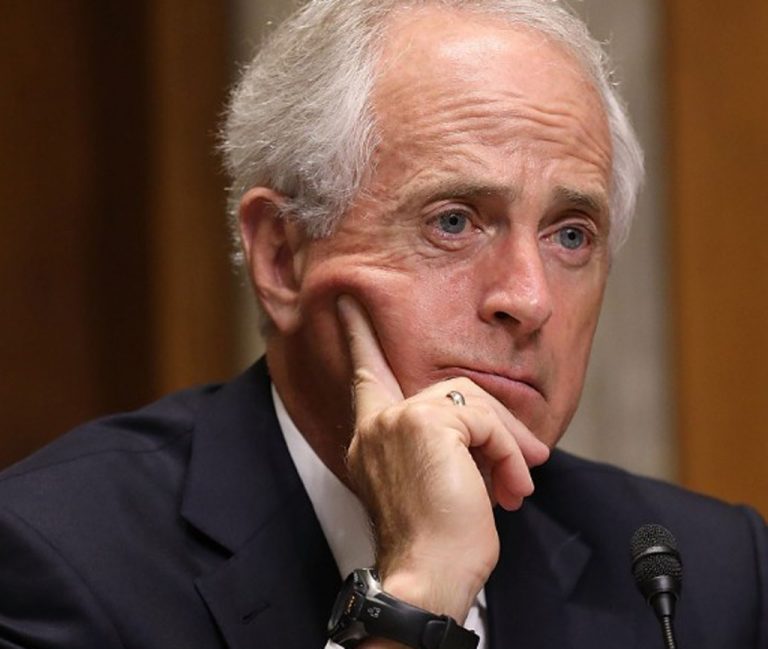Republican US Senator Corker says he is still undecided on tax bill ...