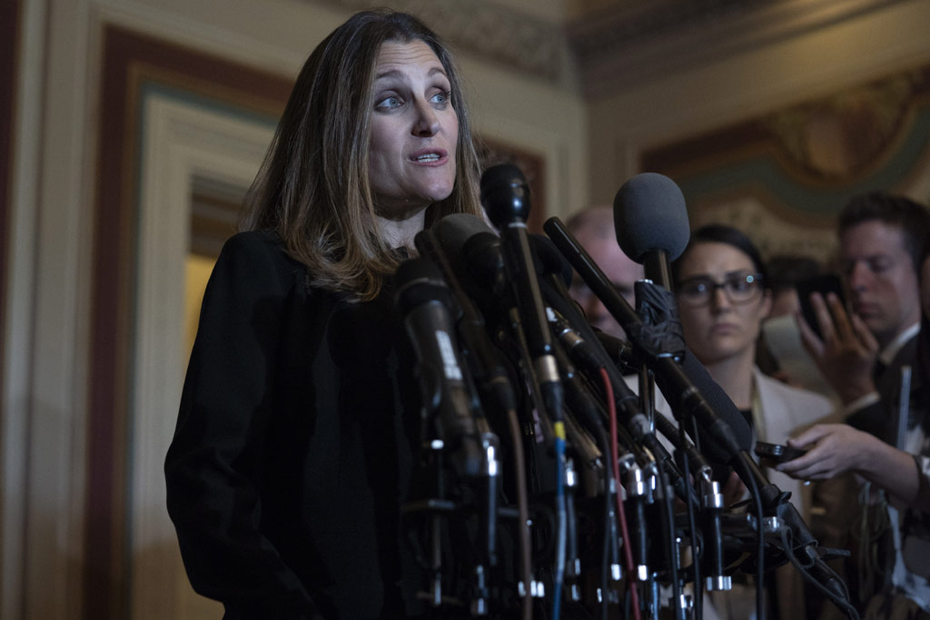 Canada's Freeland says US NAFTA talks still constructive, productive ...