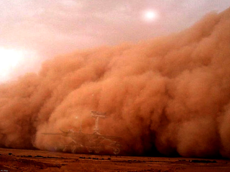 NASA’s Mars rover stuck in massive deadly dust storm - Technology ...