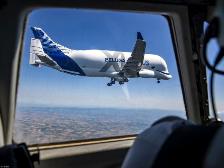 Massive ‘flying whale’ plane by Airbus completes maiden flight ...