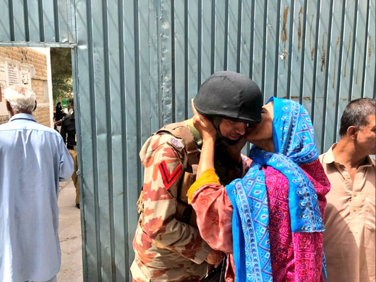 Citizens shower army officers on election duty with love - Life & Style ...