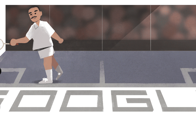 Google Doodle celebrates squash champion Hashim Khan - Sports ...